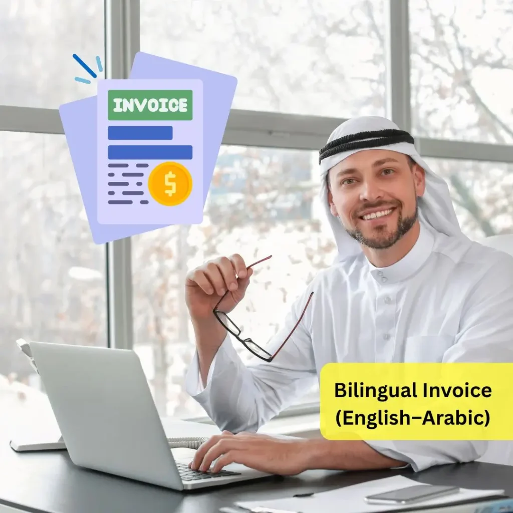 Arabic Invoice Format in TallyPrime | Bilingual (English–Arabic)
